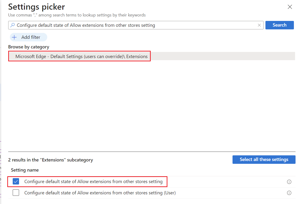 How to Use Intune to Allow Edge Extensions and from Google Chrome store